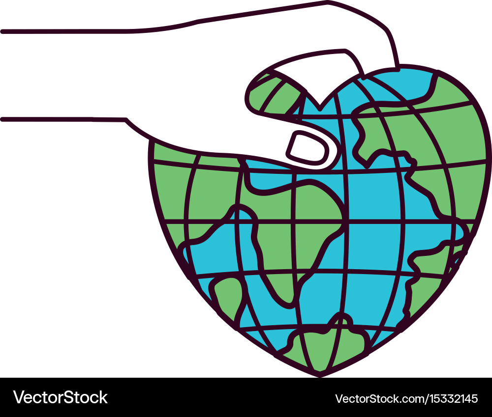 Silhouette Farbabschnitte Seitenansicht der Hand Vektorbild