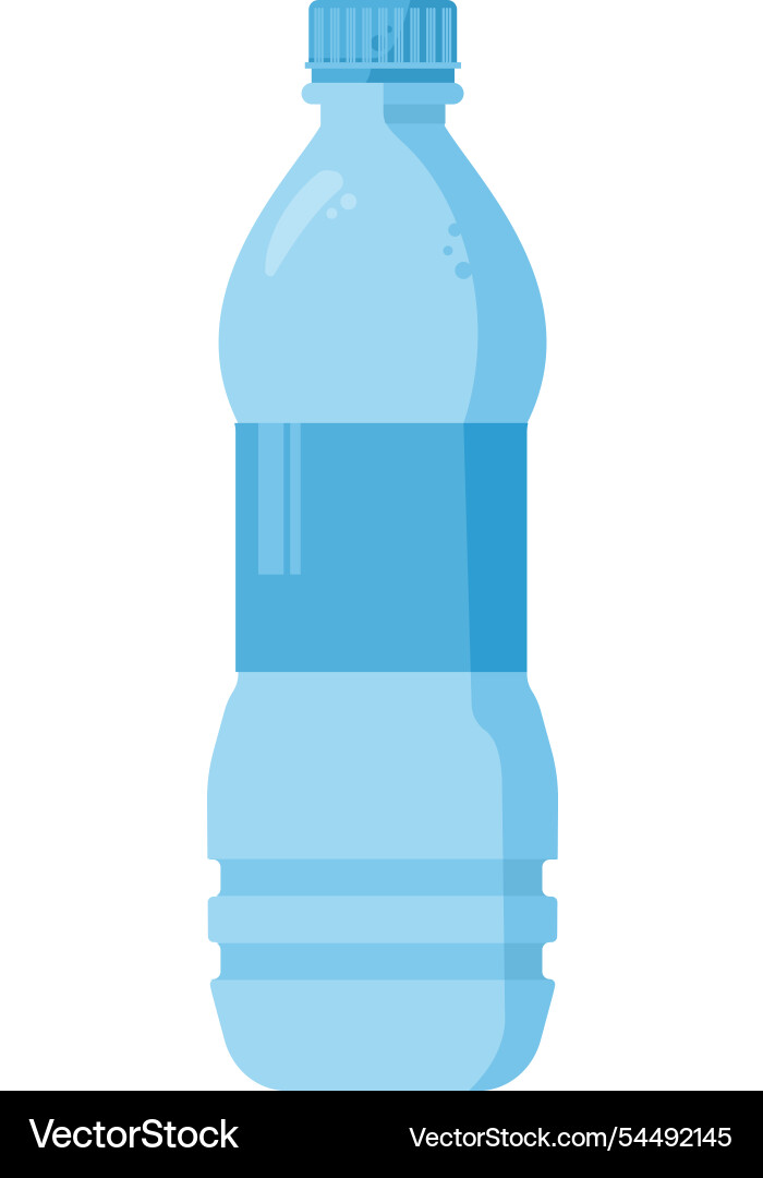 Sparkling water bottle Royalty Free Vector Image