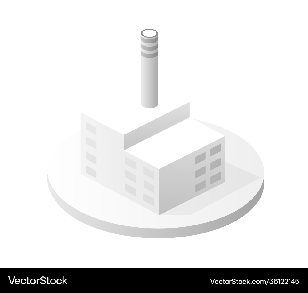 White building icon smart home Royalty Free Vector Image