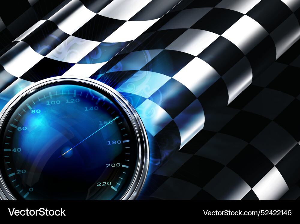 Racing background horizontal banner Royalty Free Vector