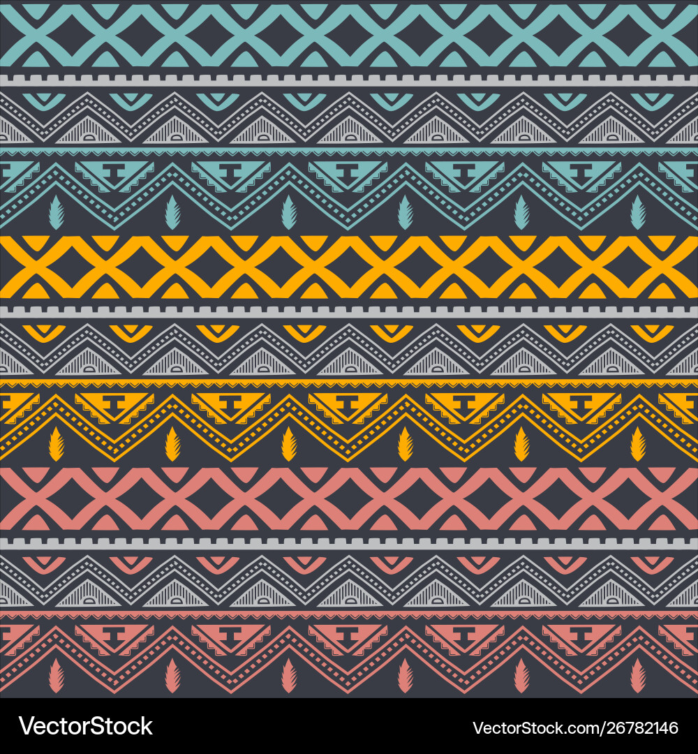 Tribal Pattern Background Royalty Free Vector Image