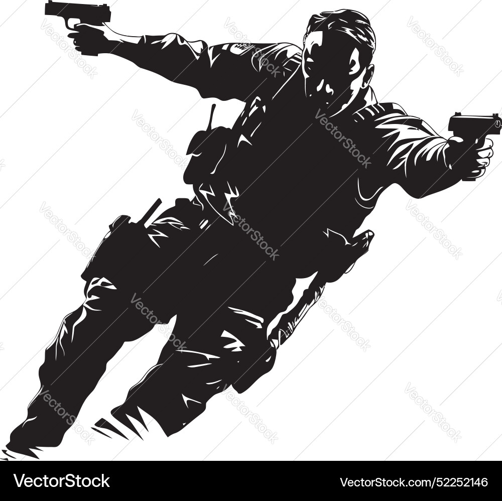 Violence unveiled police force wrath icon Vector Image