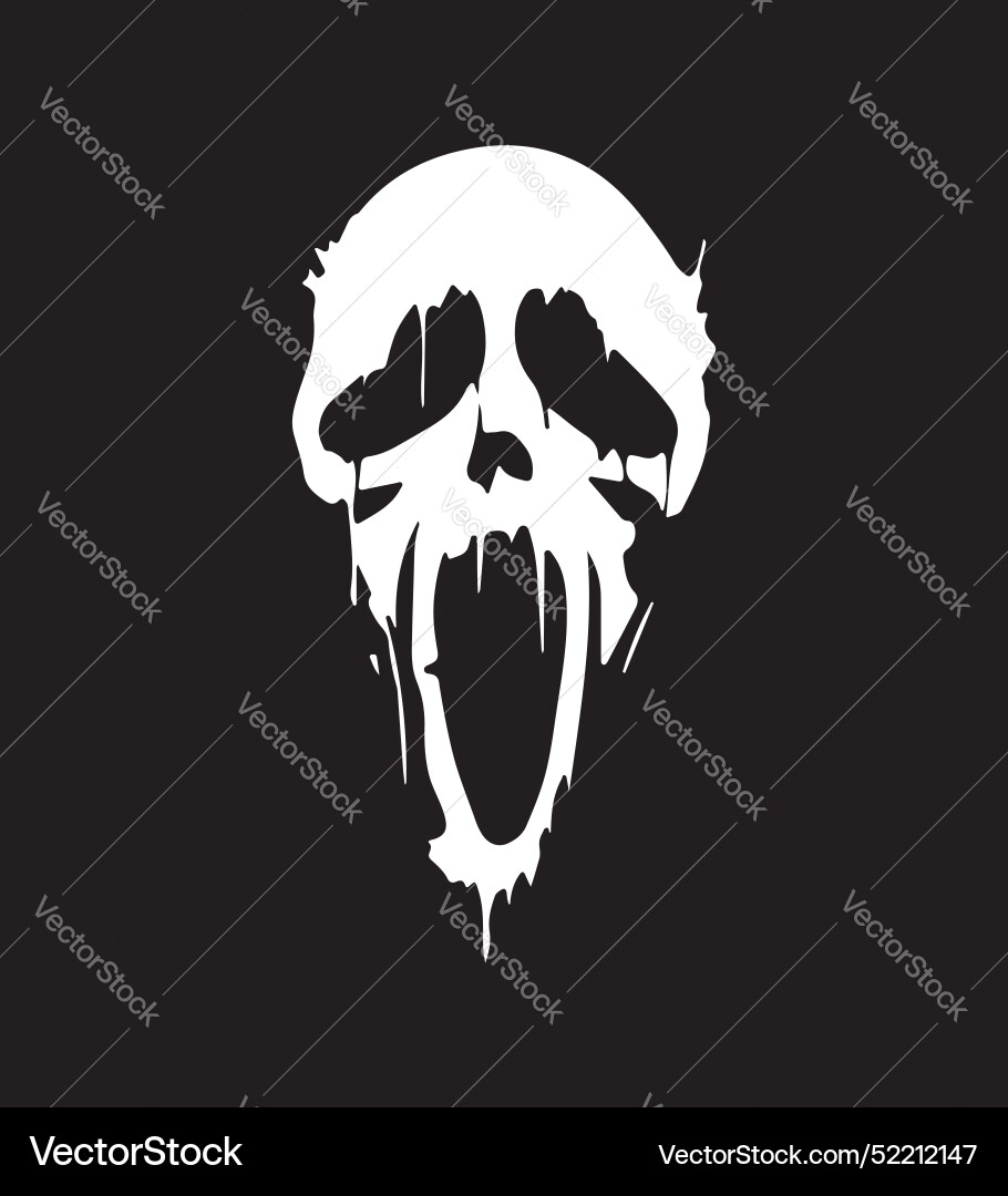 Ghost halloween horror movies Royalty Free Vector Image