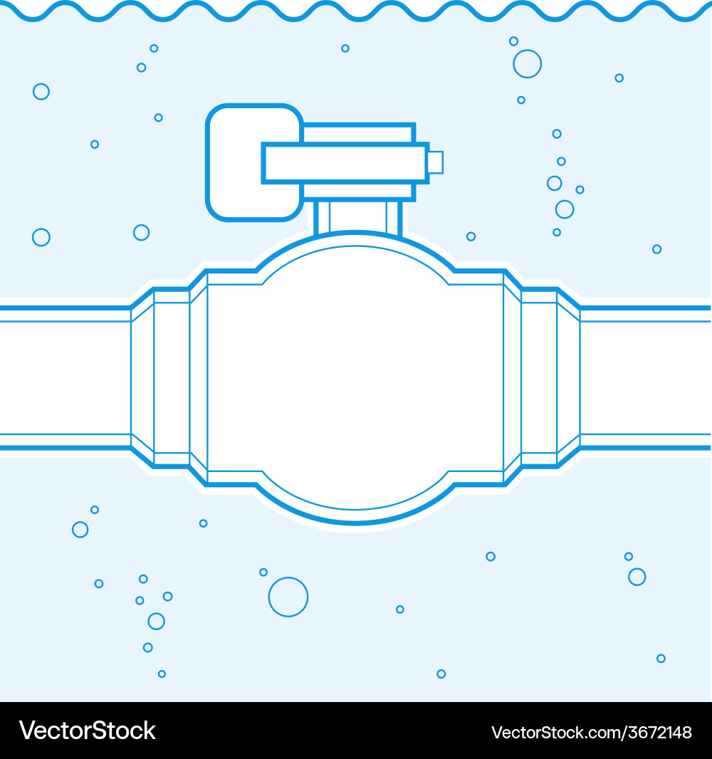 Industrial tap Royalty Free Vector Image - VectorStock