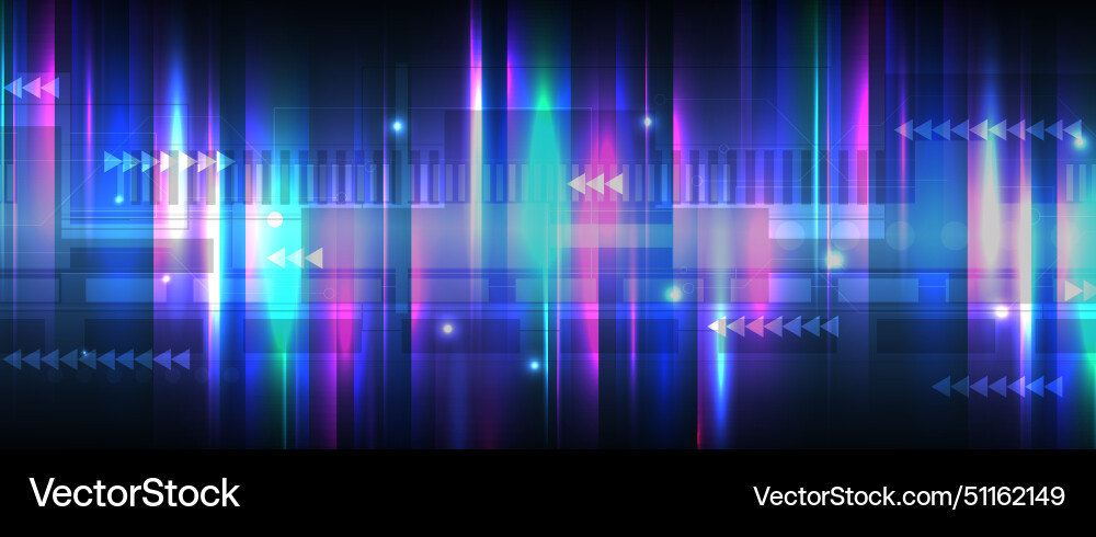 Abstract computer technology background network Vector Image