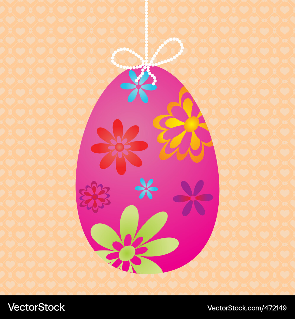 Easter egg Royalty Free Vector Image - VectorStock