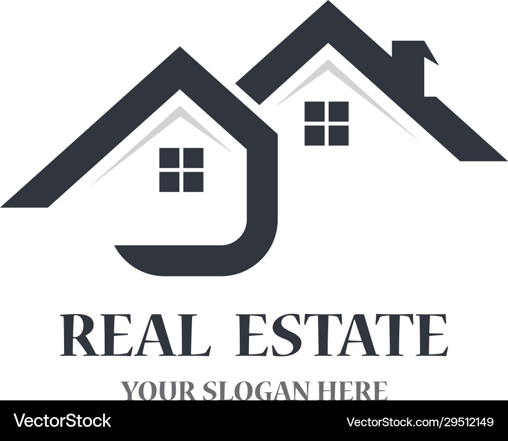 House logo template Royalty Free Vector Image - VectorStock