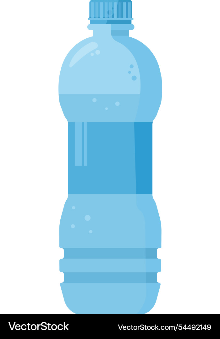 Sparkling water bottle Royalty Free Vector Image