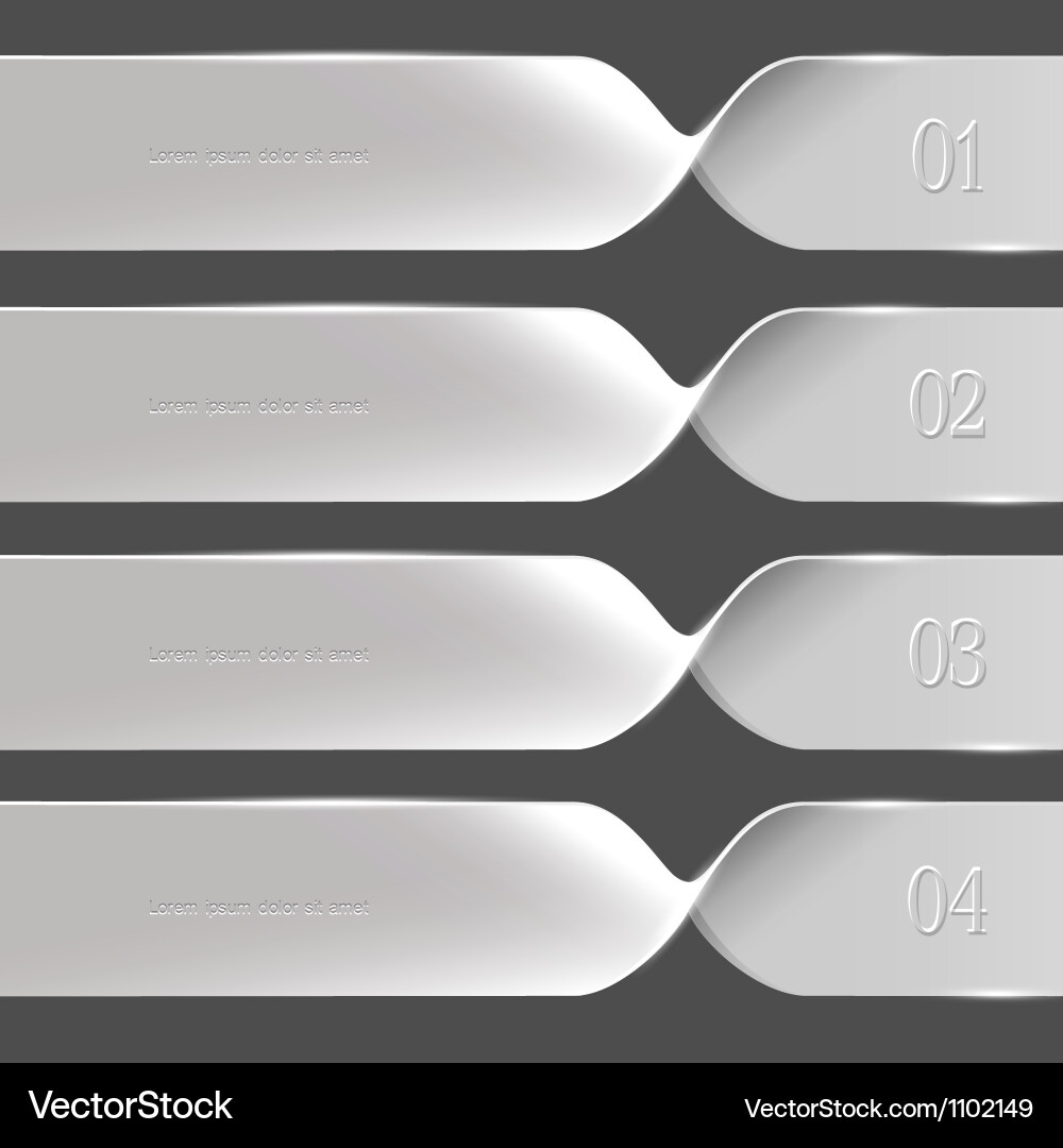 White design template Royalty Free Vector Image