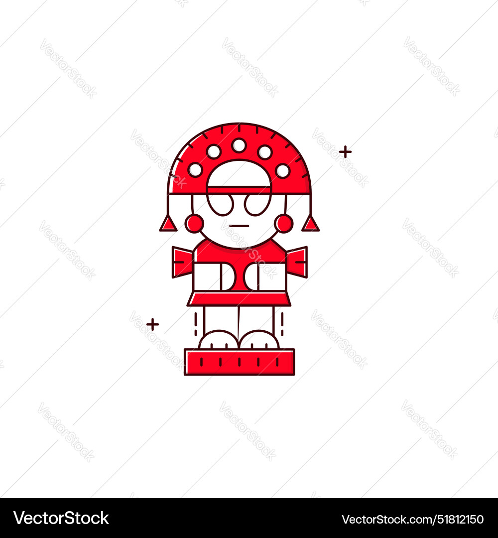 Tumi inca icon design Royalty Free Vector Image