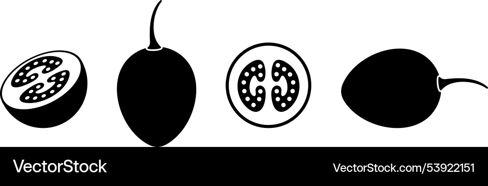 Tamarillo Royalty Free Vector Image - VectorStock