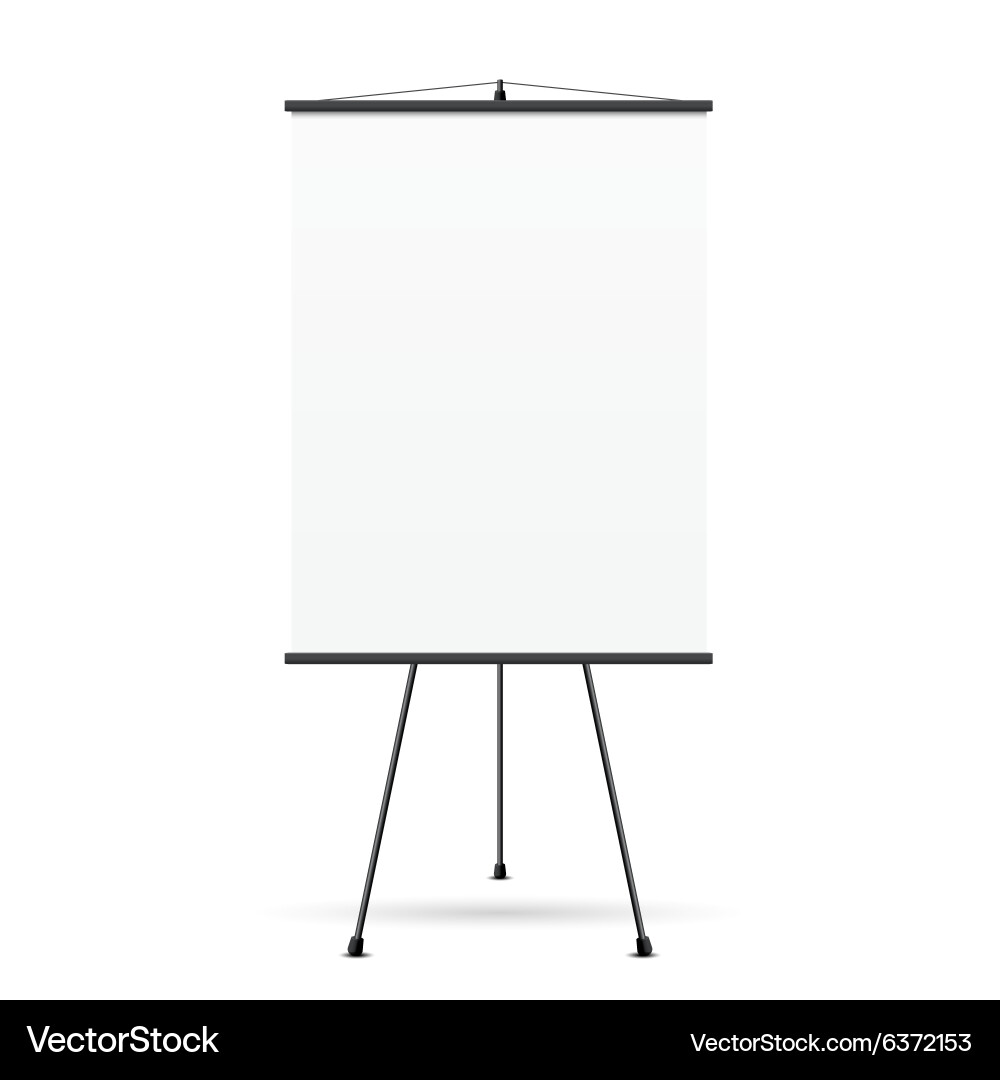 Blank presentation screen Royalty Free Vector Image