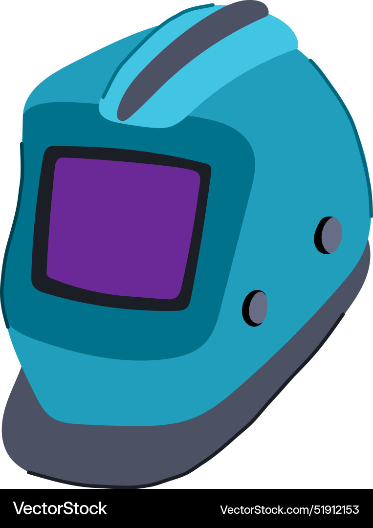 Construction helmet welding cartoon Royalty Free Vector