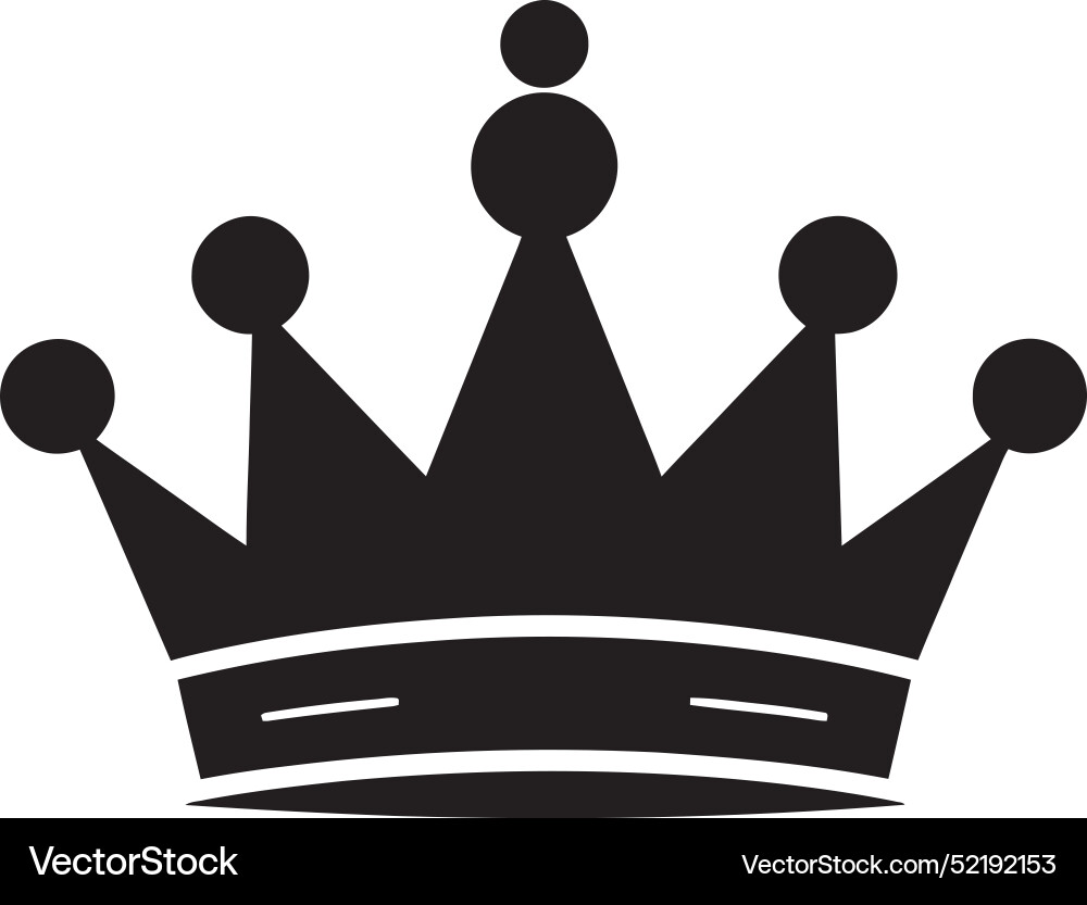 Enchanted crown a magical talethe crowned Vector Image