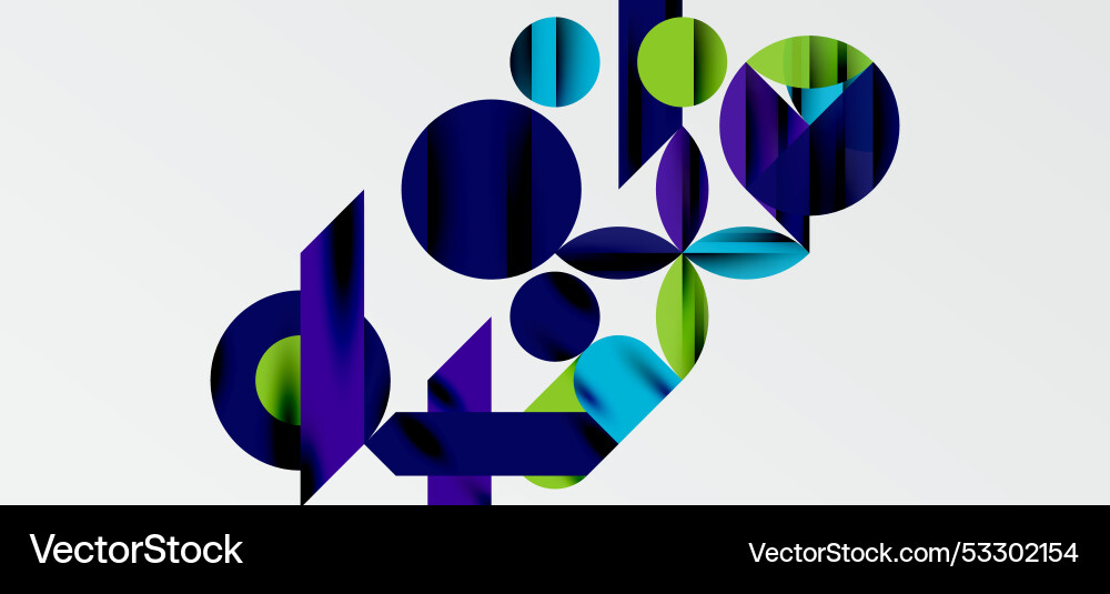 Geometric neo patterns abstract background for Vector Image