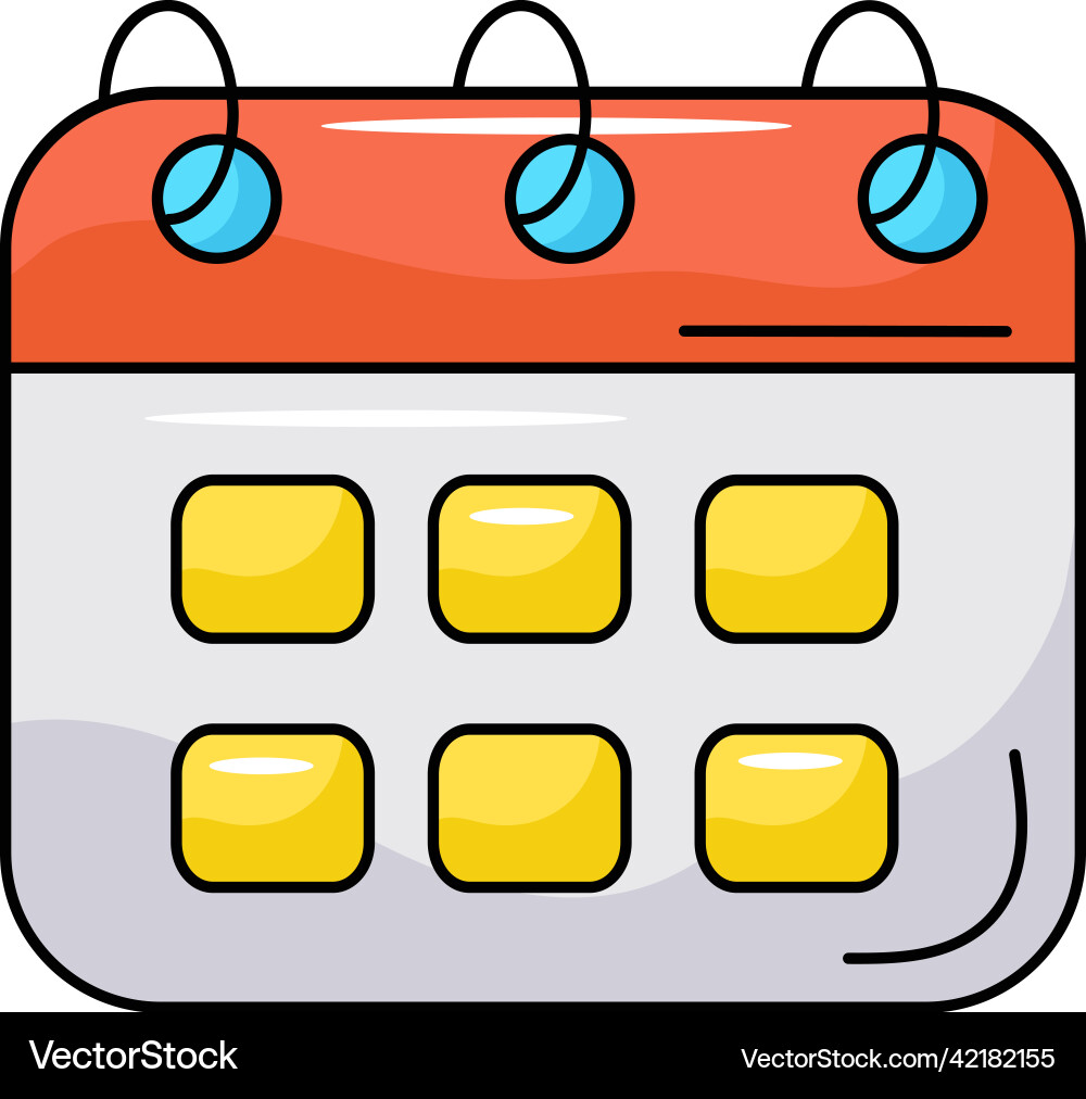 Calendar Royalty Free Vector Image - VectorStock