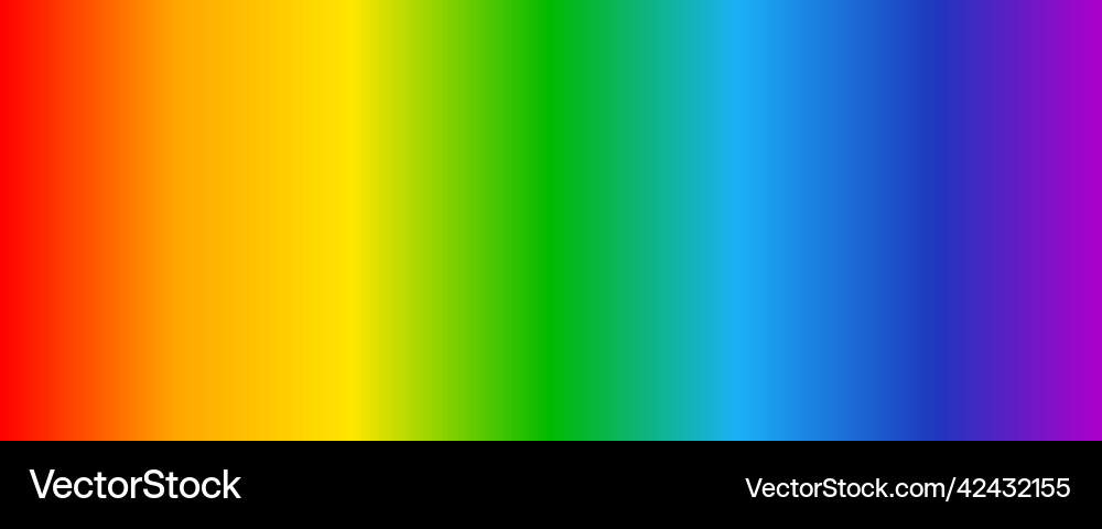 Optical Light Spectrum Rainbow Royalty Free Vector Image