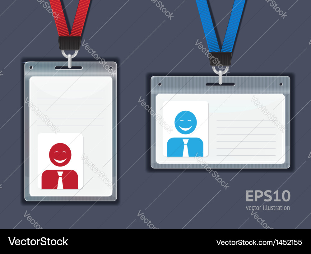 Id Card Tag Rope Vector Images (76)