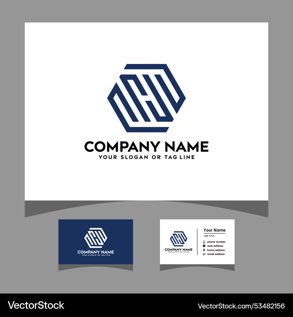 Initials sh logo Royalty Free Vector Image - VectorStock