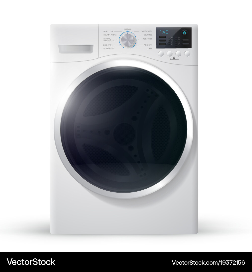 Realistic of washer Royalty Free Vector Image - VectorStock