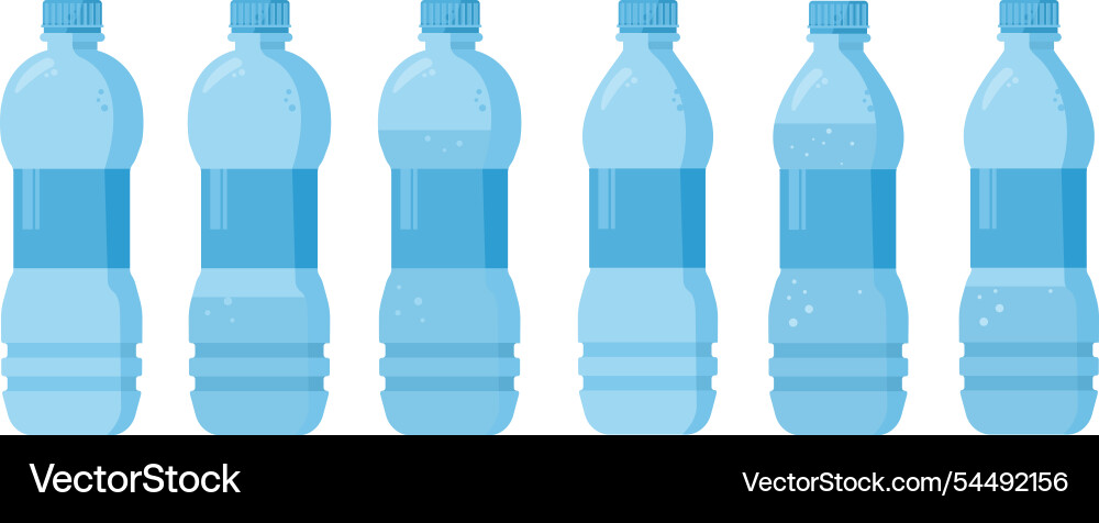 Sparkling water bottle Royalty Free Vector Image