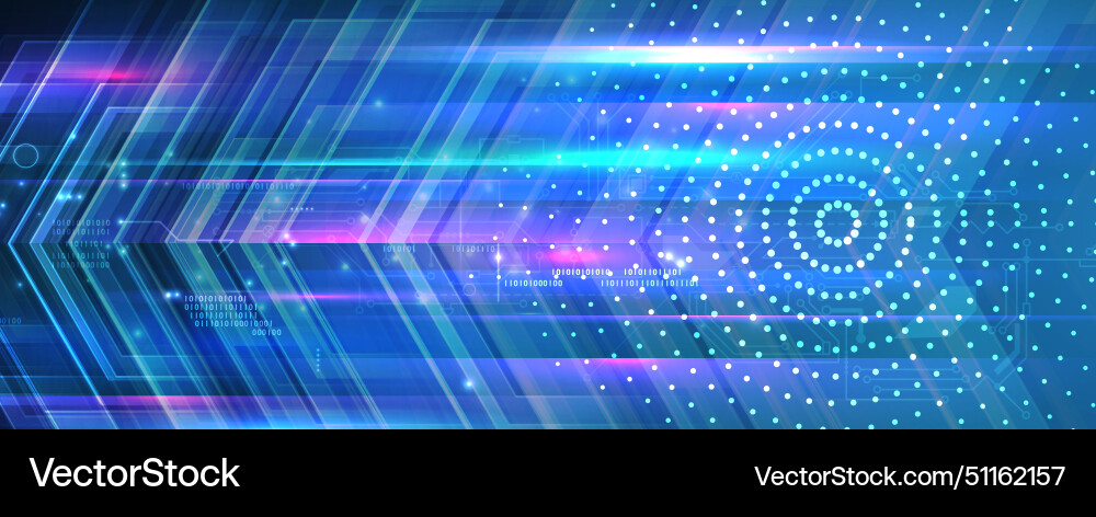 Abstract computer technology background network Vector Image