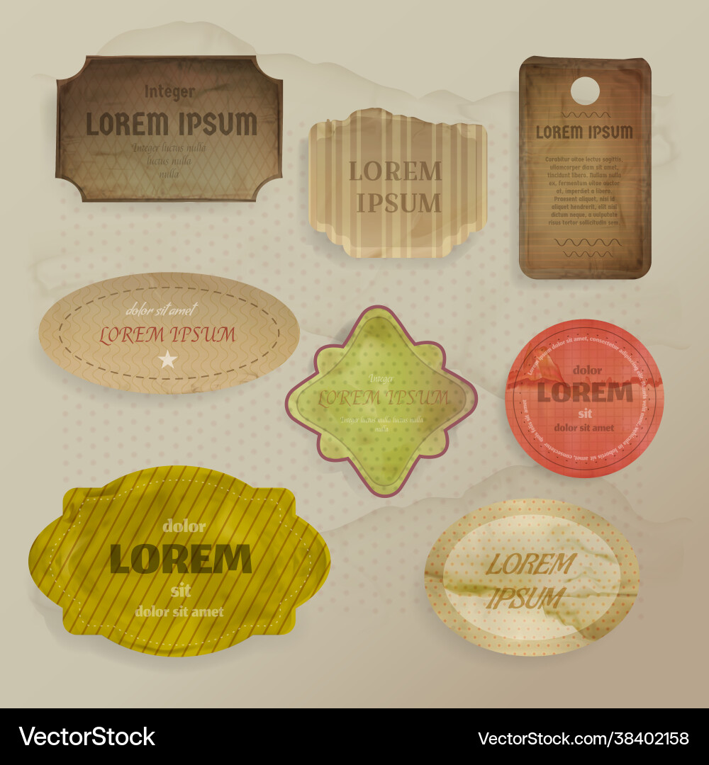 Scrapbooking paper elements Royalty Free Vector Image