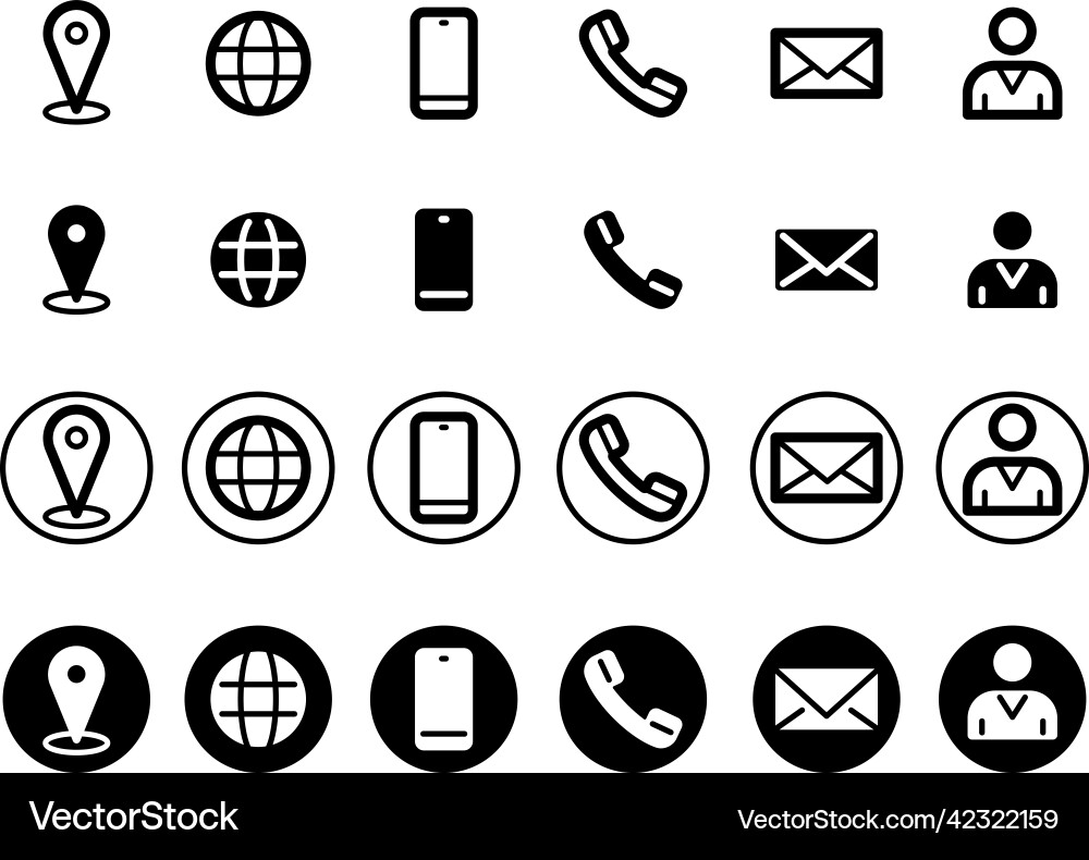 Business & Corporate Icons Royalty Free Vector Image