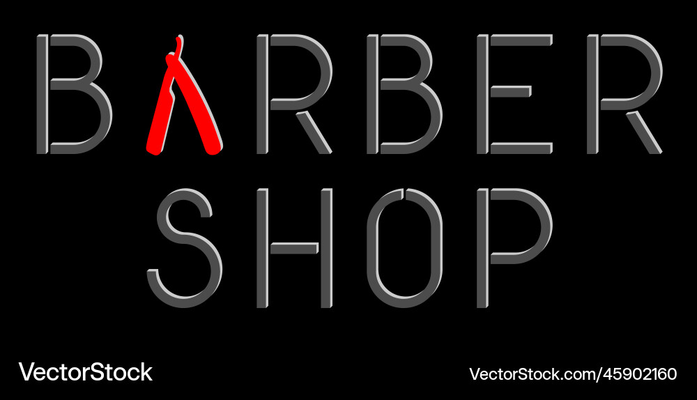 Barber shop Royalty Free Vector Image - VectorStock