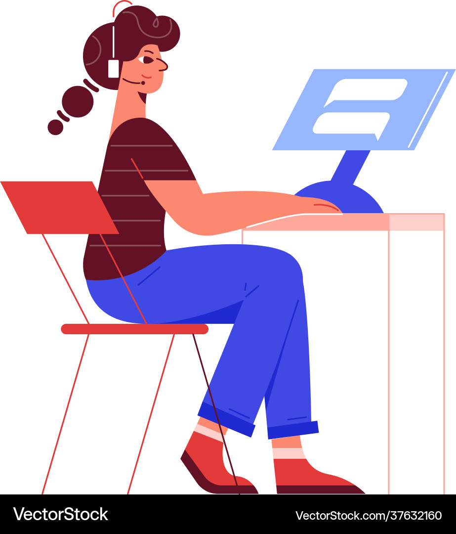 Customer support Royalty Free Vector Image - VectorStock