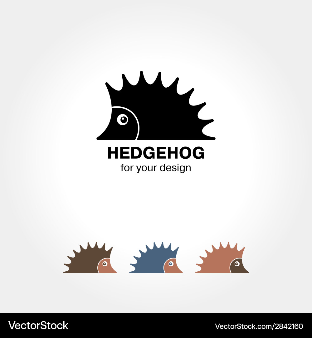 Hedgehog icon Royalty Free Vector Image - VectorStock