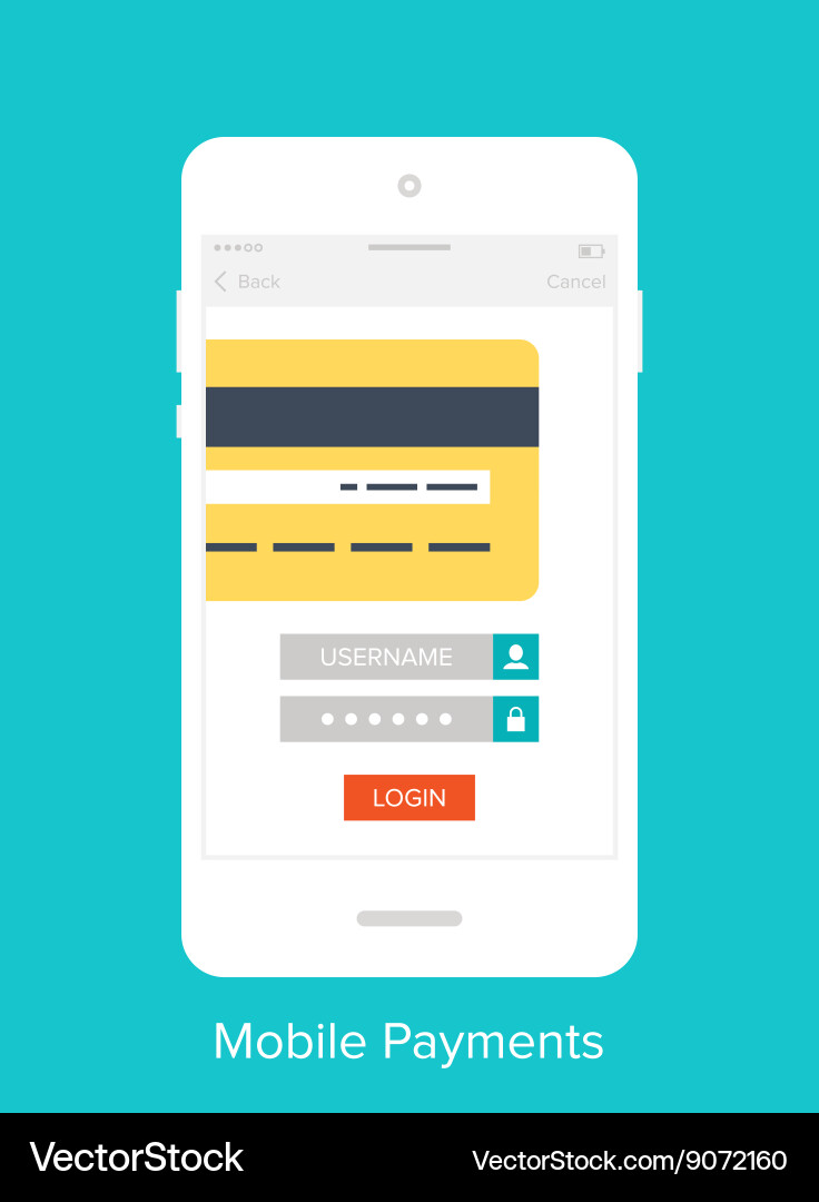 Mobile user interface Royalty Free Vector Image