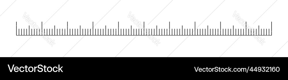 Ruler Measurement Scale Template Royalty Free Vector Image