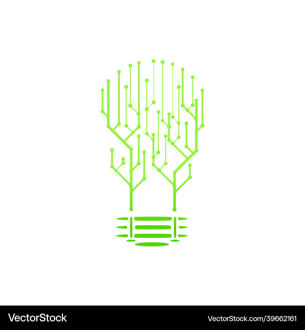 Circuit board of information technology Royalty Free Vector