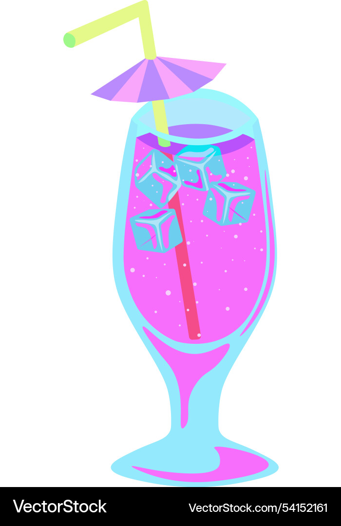 Drink glass Royalty Free Vector Image - VectorStock