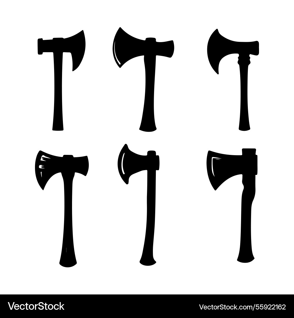 Axe silhouette Royalty Free Vector Image - VectorStock