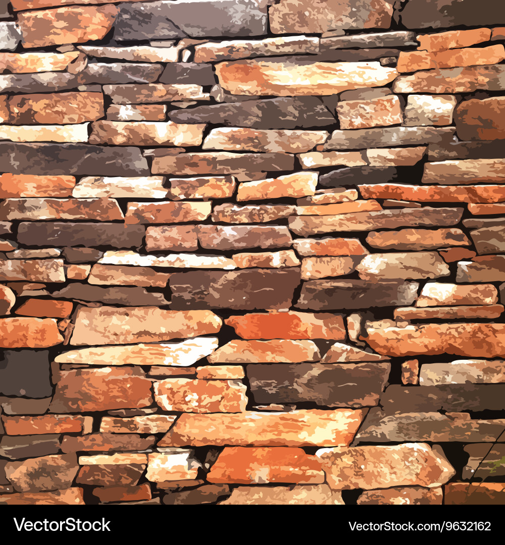 Design element ancient brick wall texture Vector Image