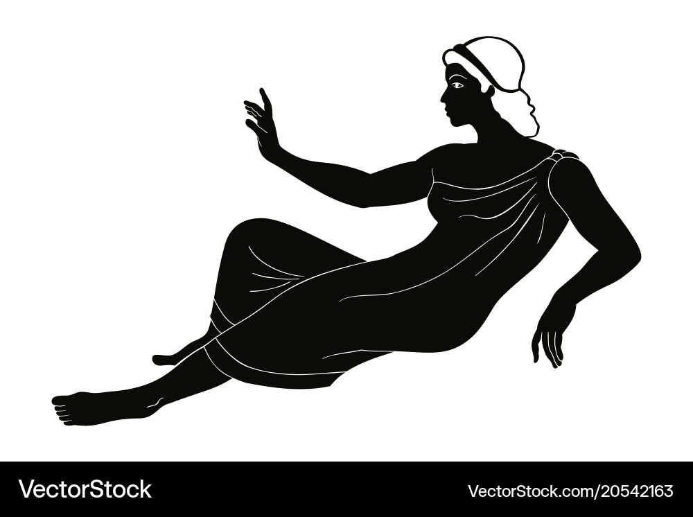 Ancient greek drawing Royalty Free Vector Image