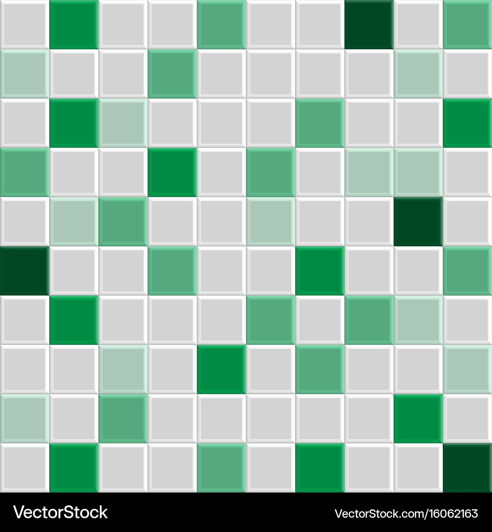 Green tile texture Royalty Free Vector Image - VectorStock