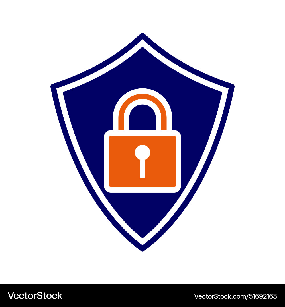 Security insurance icon Royalty Free Vector Image