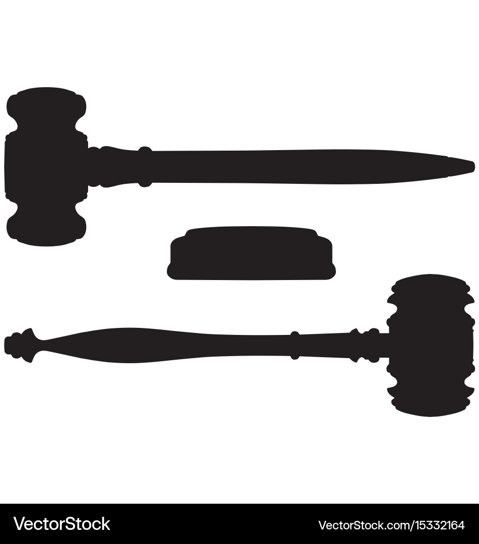 Gavel Royalty Free Vector Image - VectorStock