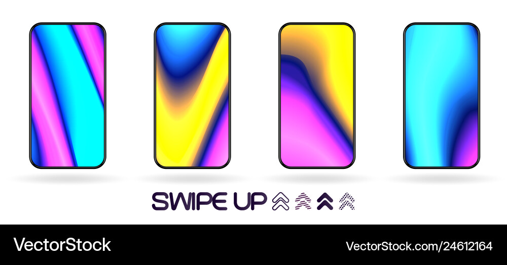 Neon Flow Abstract Background Royalty Free Vector Image