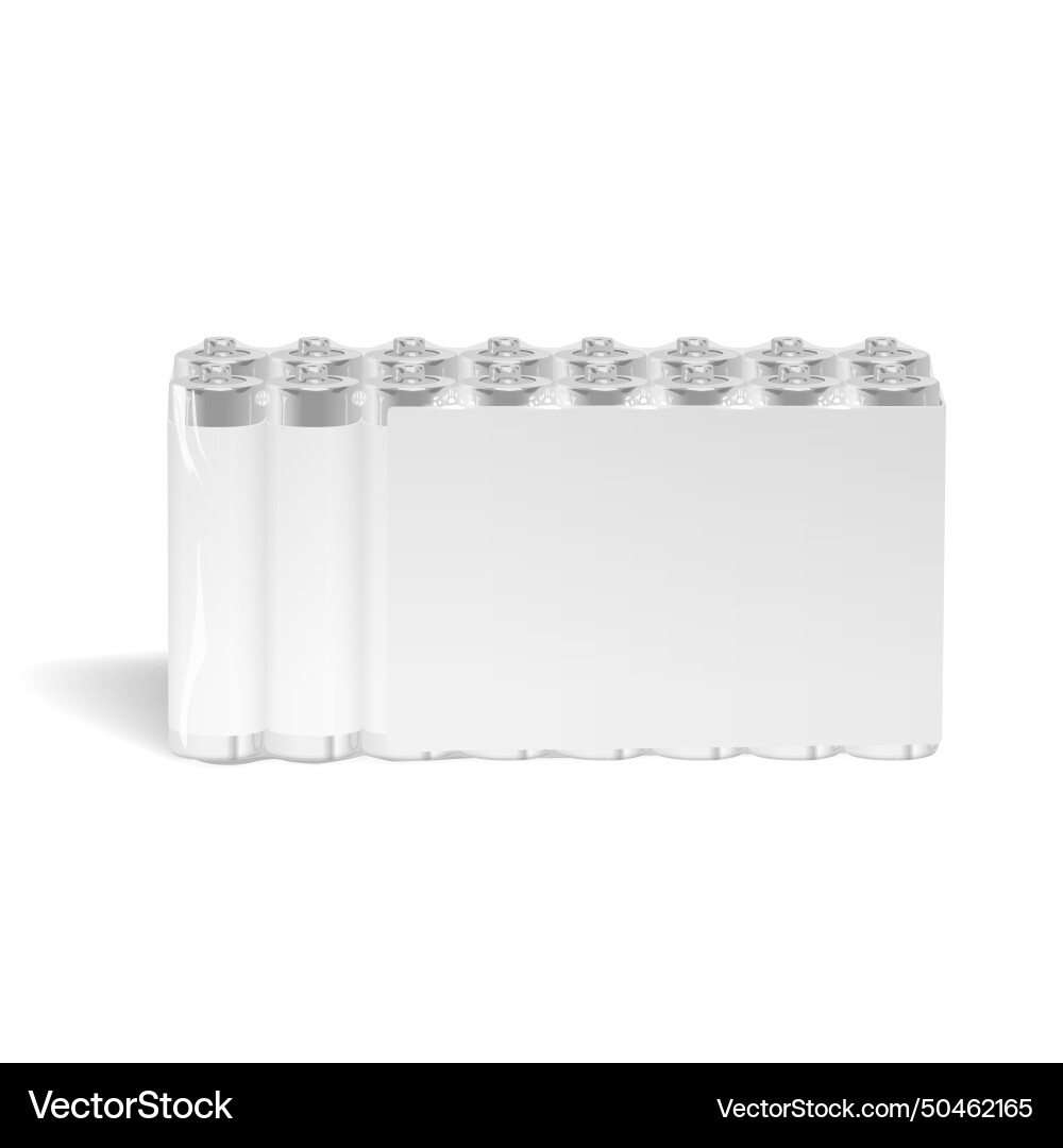 Blank batteries Royalty Free Vector Image - VectorStock