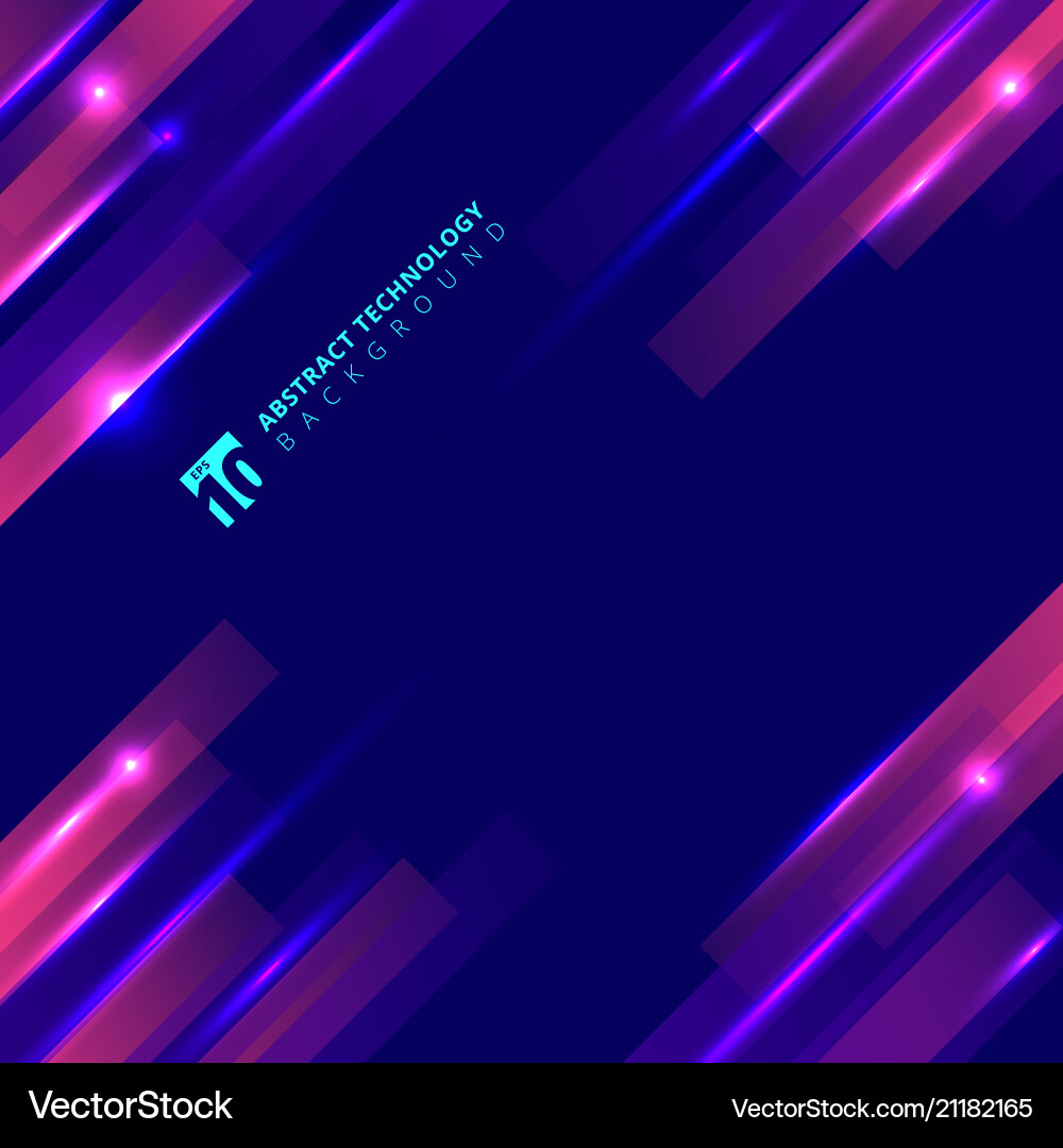 Geometric Motion & Light Royalty Free Vector Image