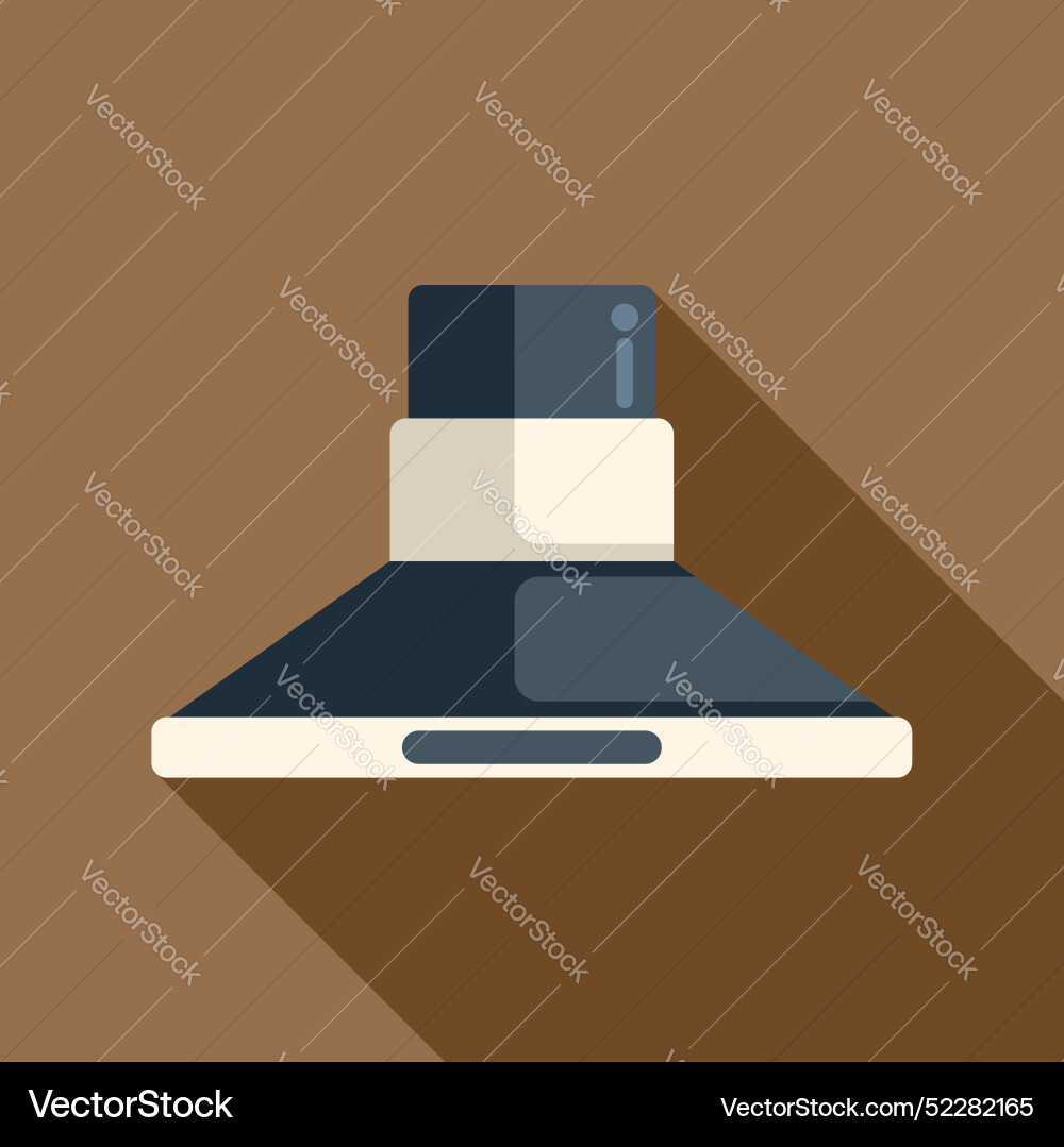 Kitchen exhaust hood extractor fan removing steam Vector Image