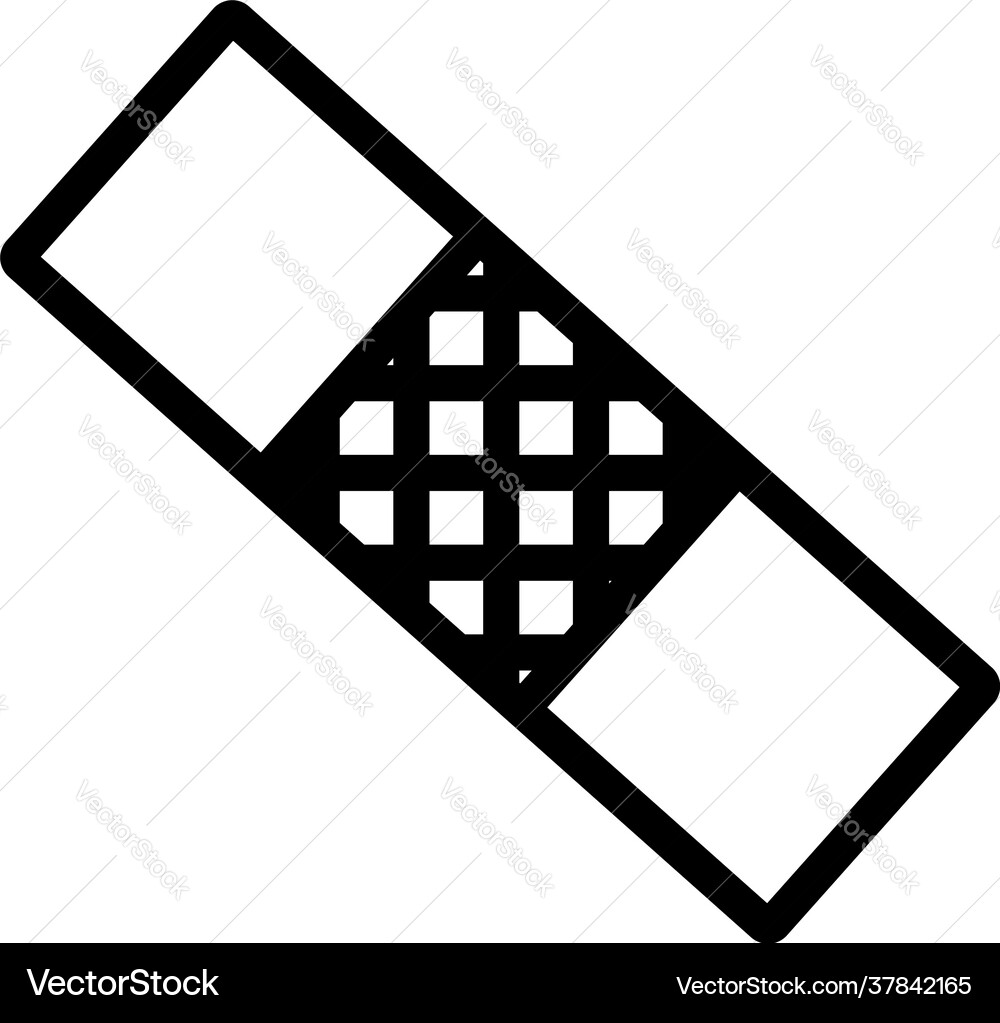 Medical plaster icon Royalty Free Vector Image