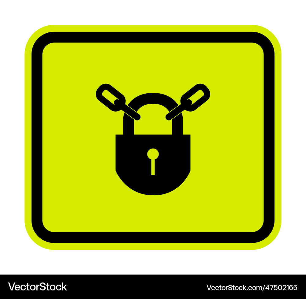 Ppe Symbolkeep gesperrt Symbol Zeichen isolieren auf weiß