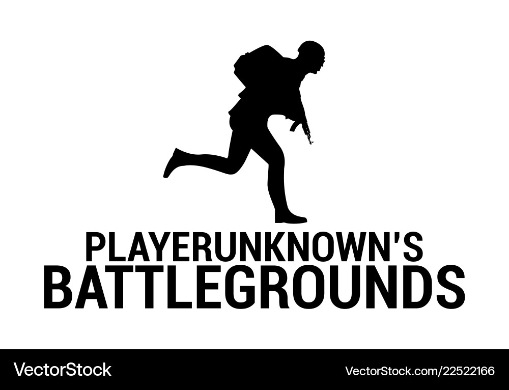 Silhouette of a running soldier Royalty Free Vector Image