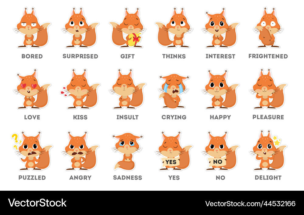 Sad Squirrel Vector Images (over 160)