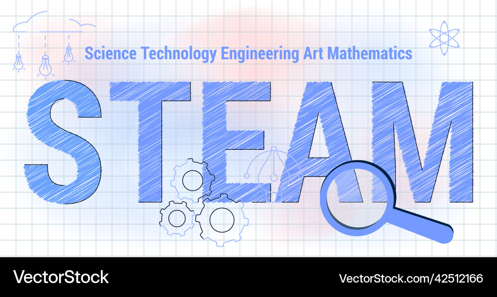 STEM Education Concepts Royalty Free Vector Image